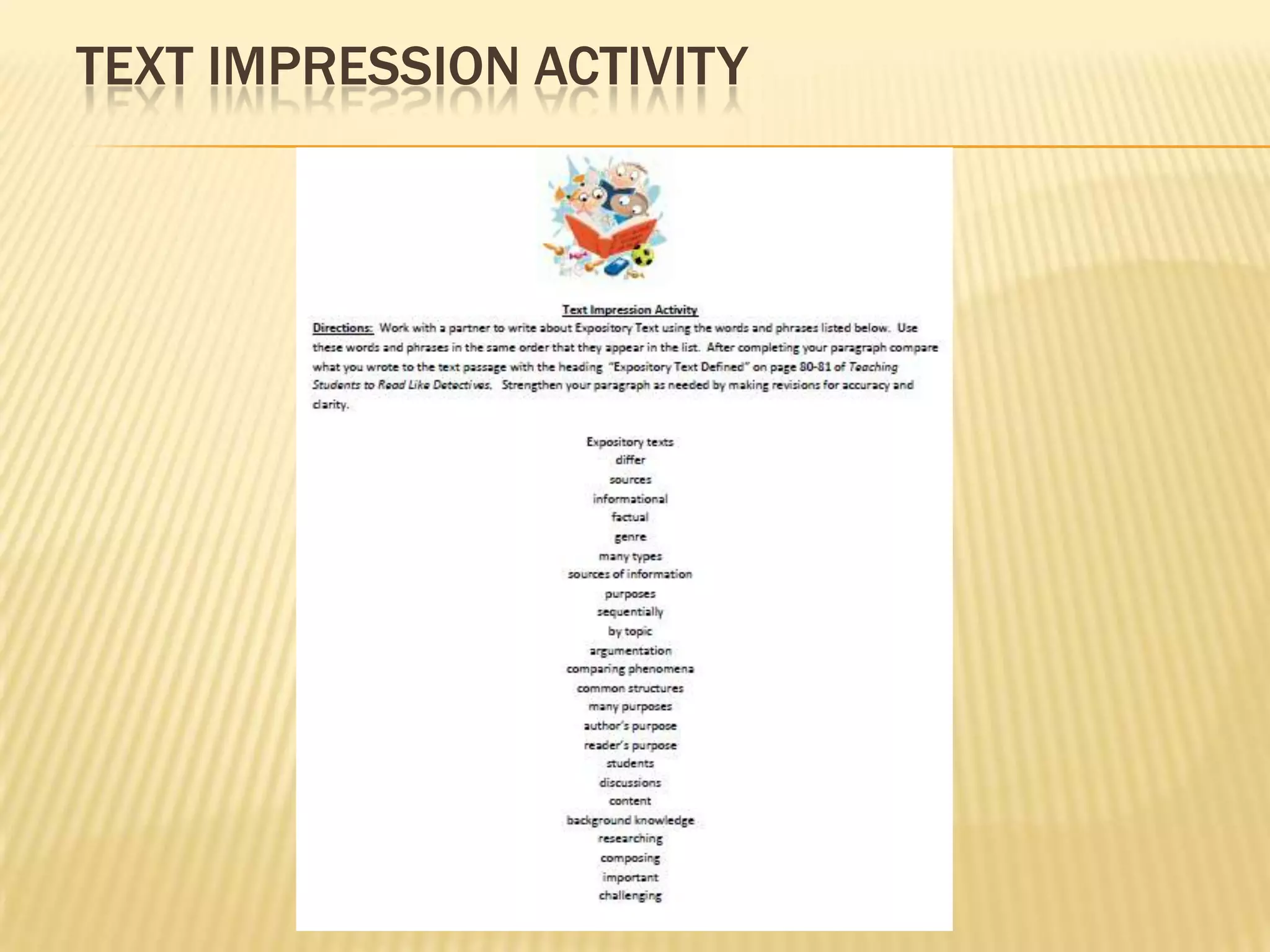 Expository text instruction in grades 3 5 | PPTX | Educational ...