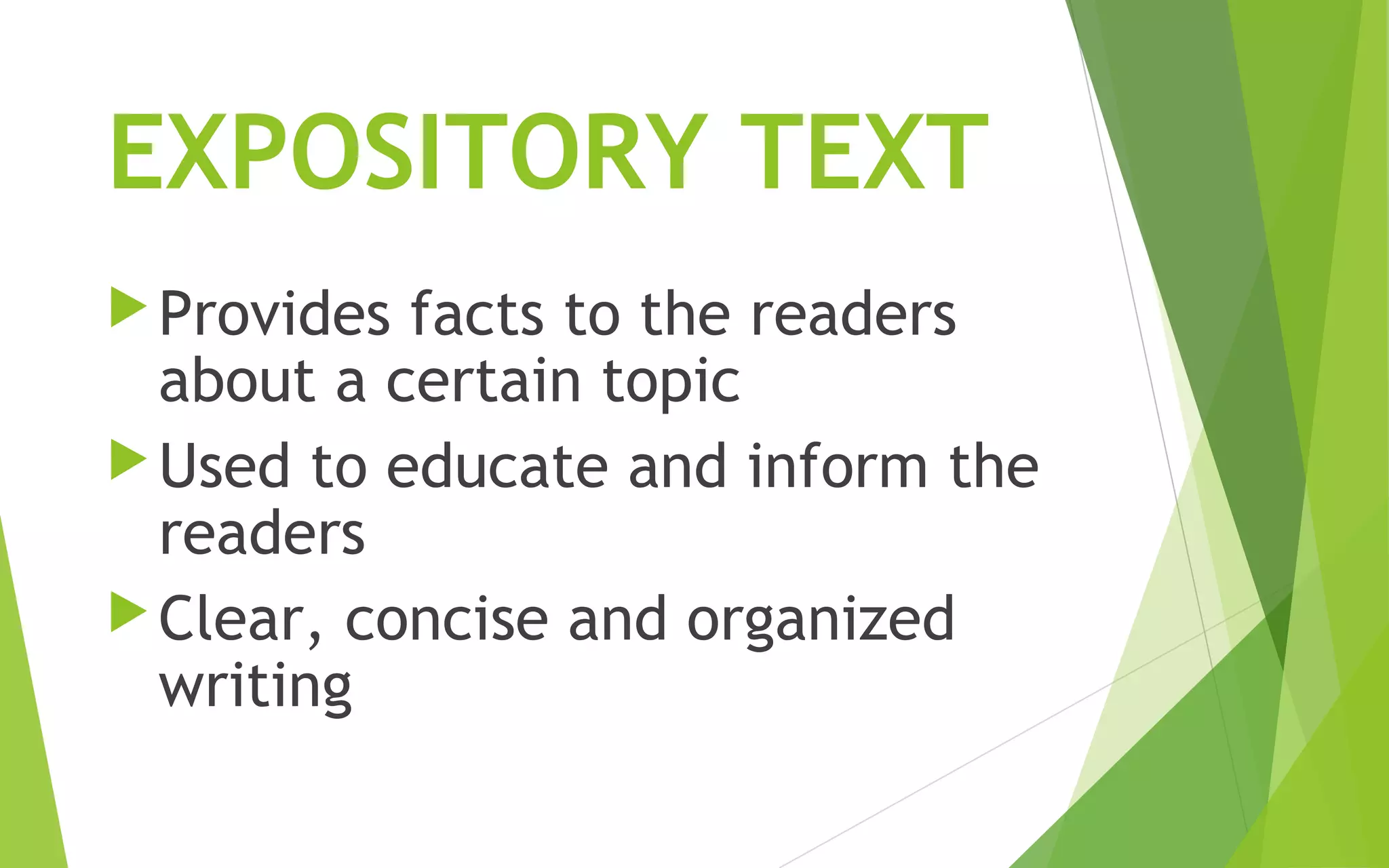English 8 - Expository Text | PPT
