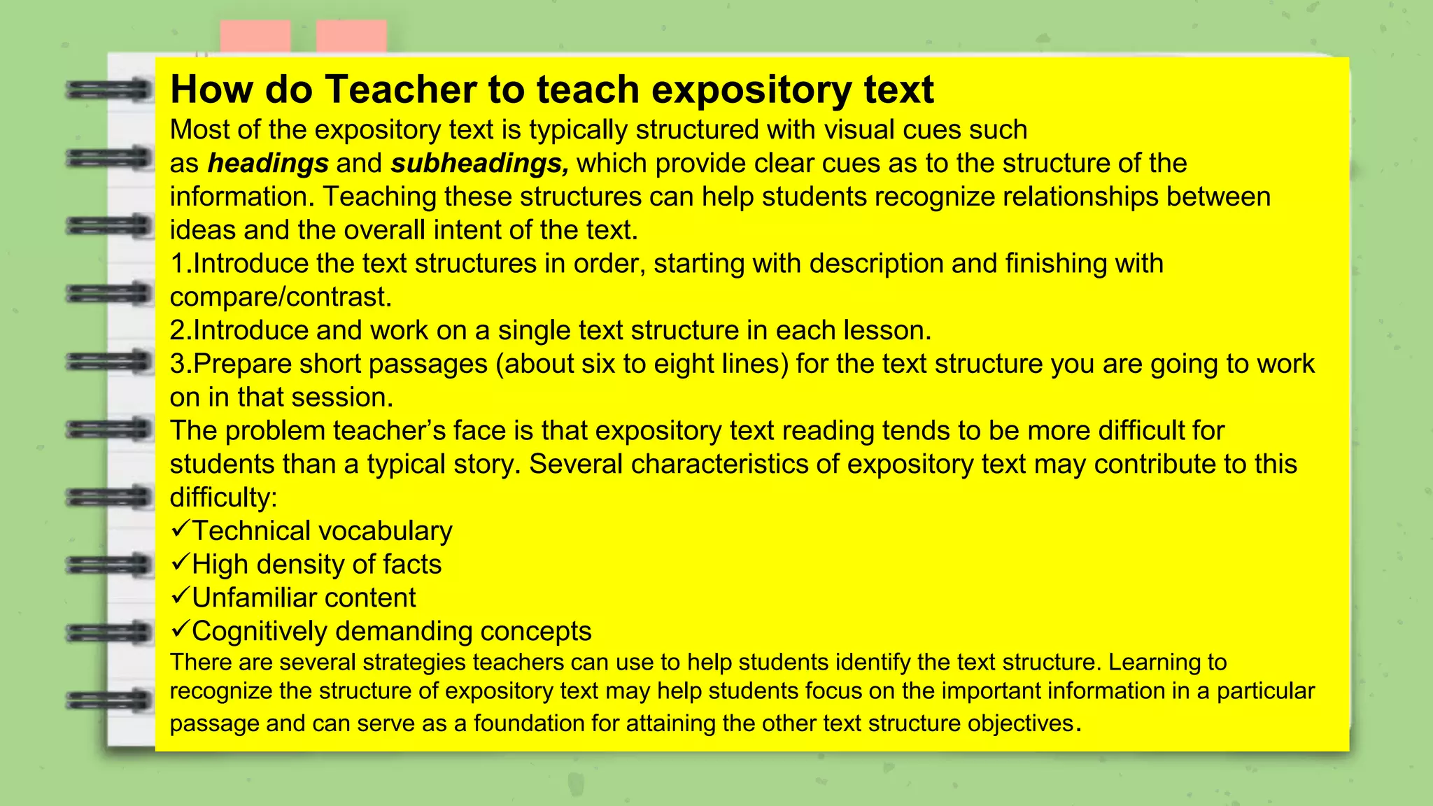 Expository text vs narrative | PPTX