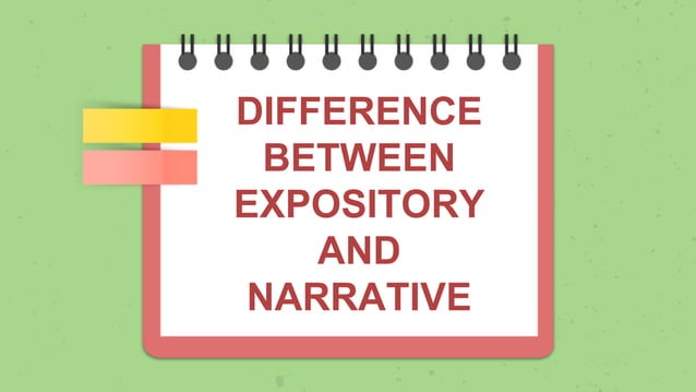 Expository text vs narrative | PPT