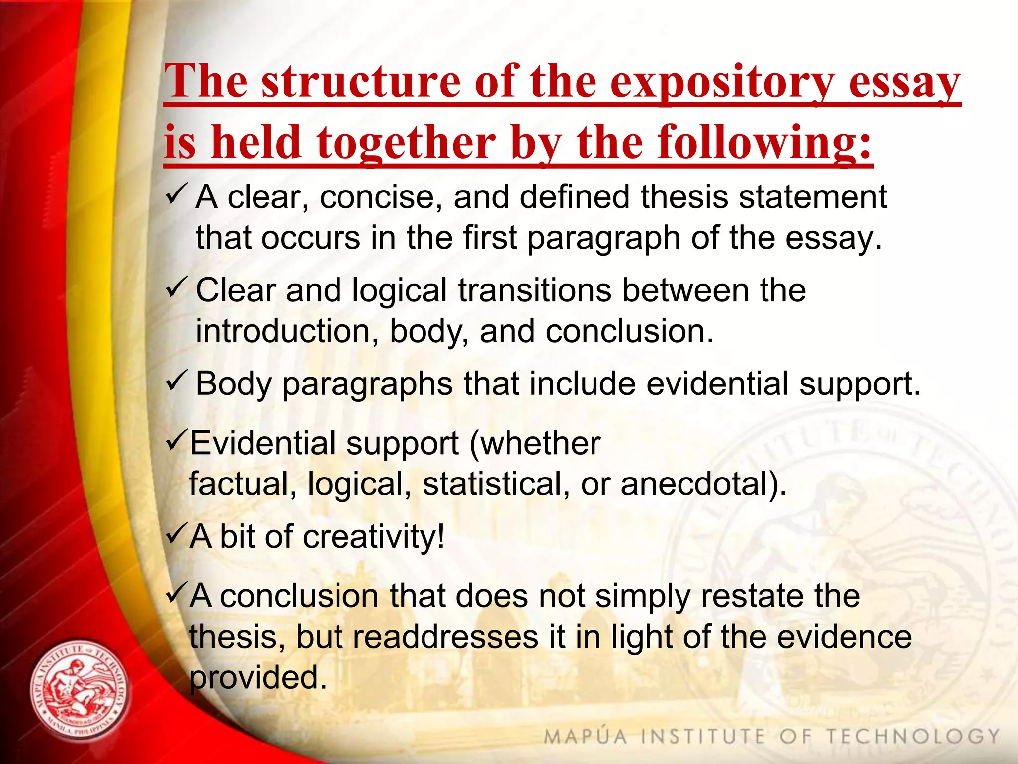 Expository writing | PPTX