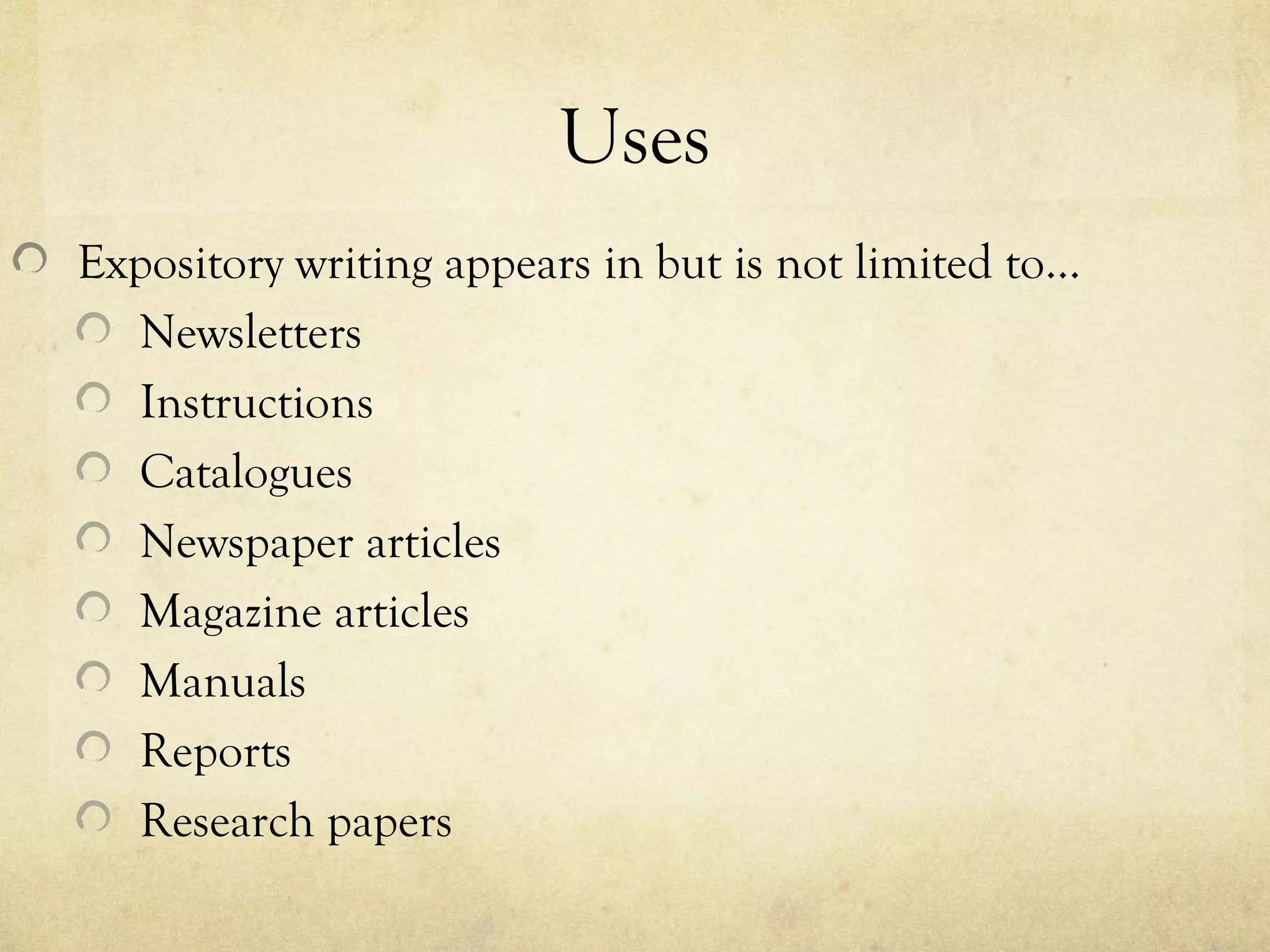 Expository writing | PPT