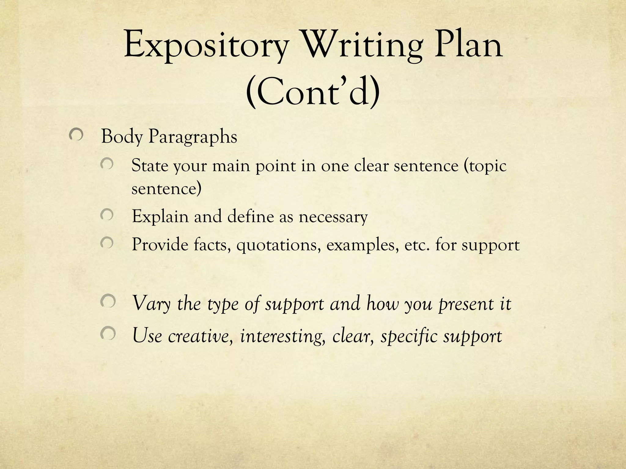 Expository writing | PPT