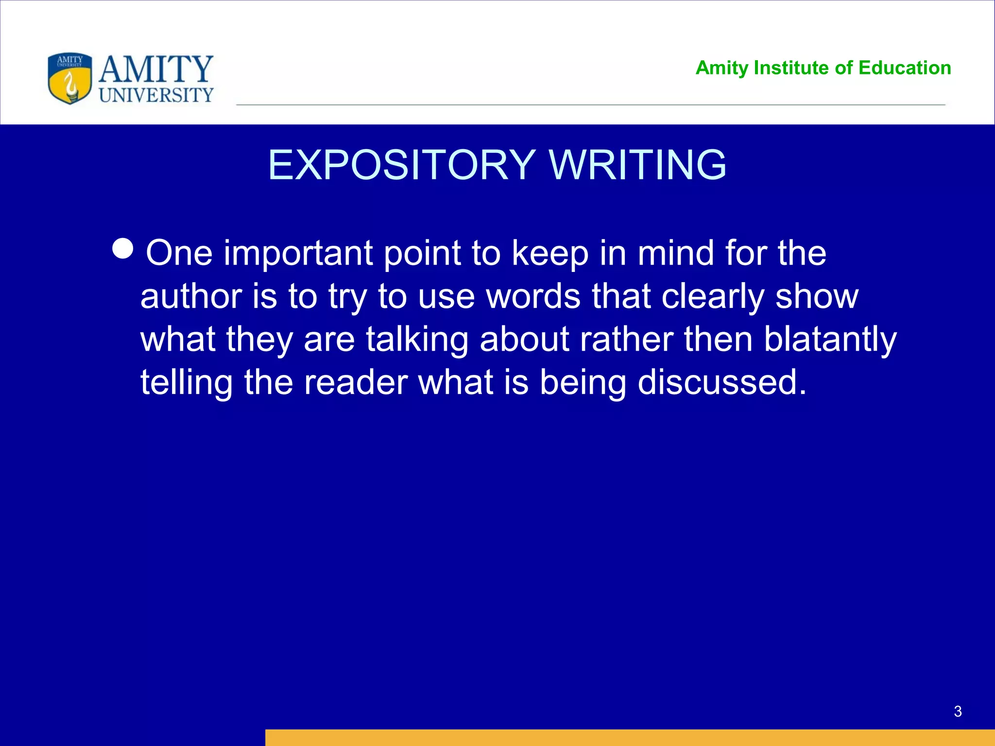 Expository writing | PPT