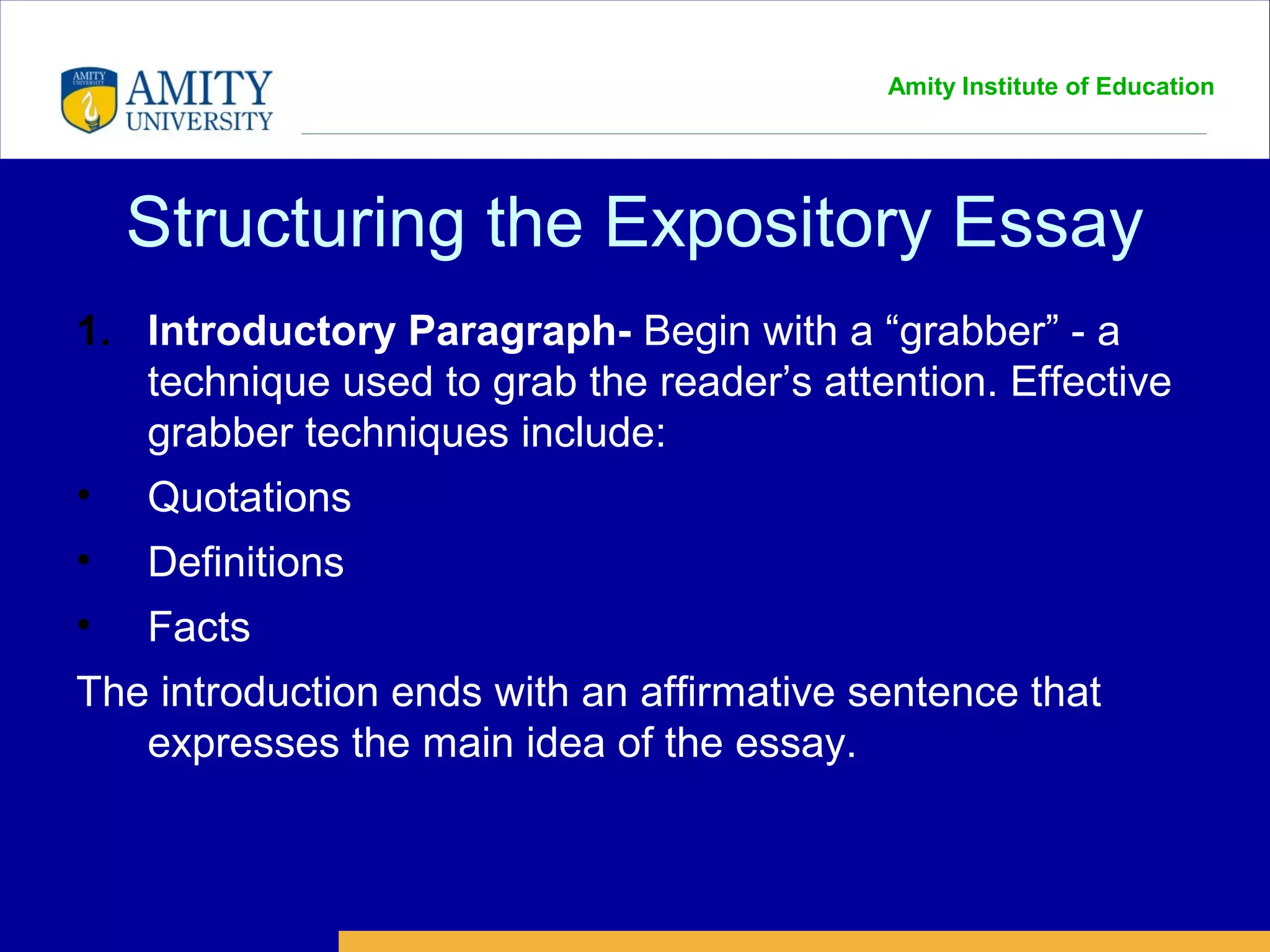 Expository writing | PPT
