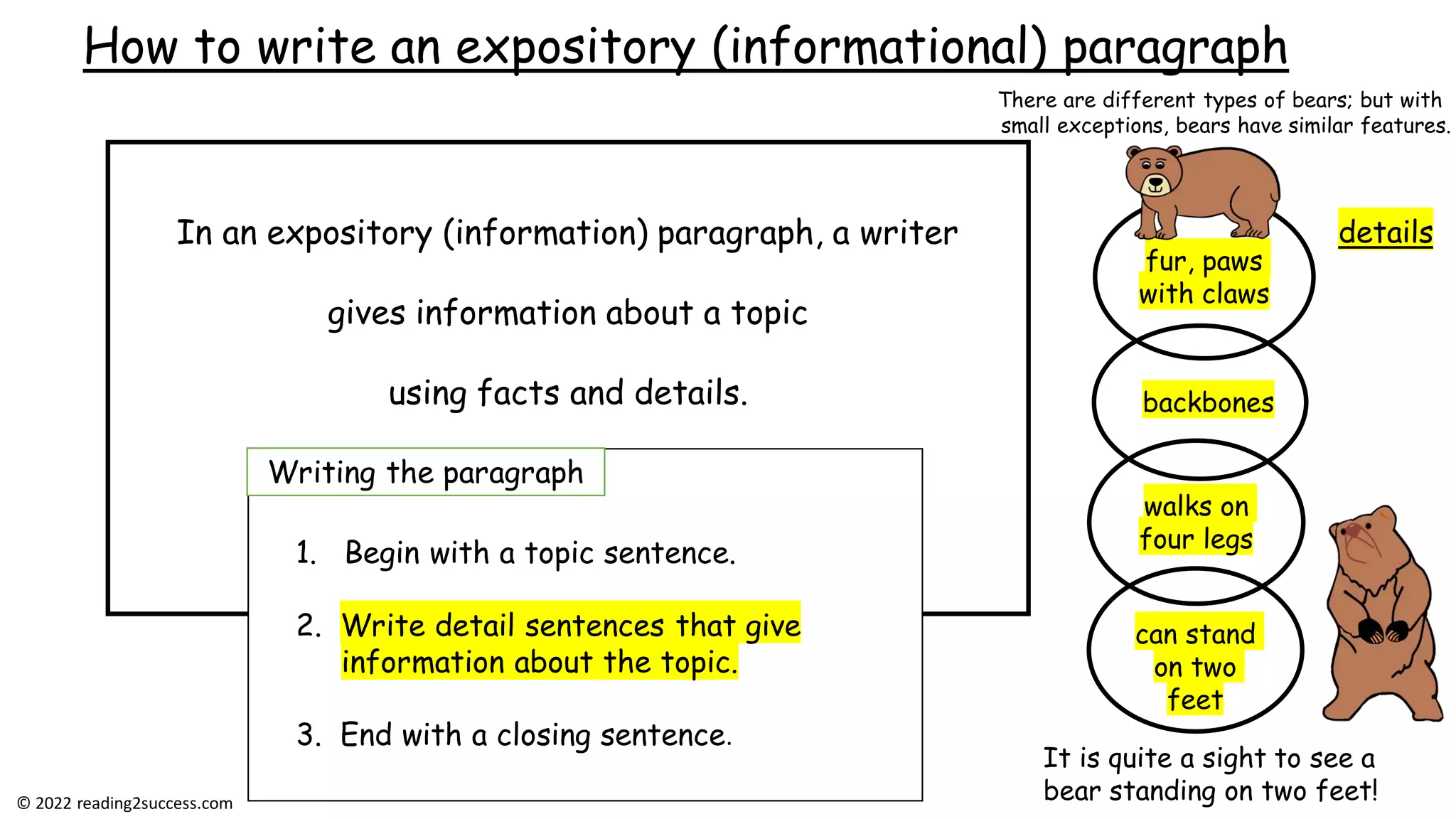 How to Introduce Kids to Expository Writing - explains something or ...