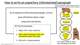 How to Introduce Kids to Expository Writing - explains something or ...