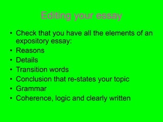 Expository Writing.ppt