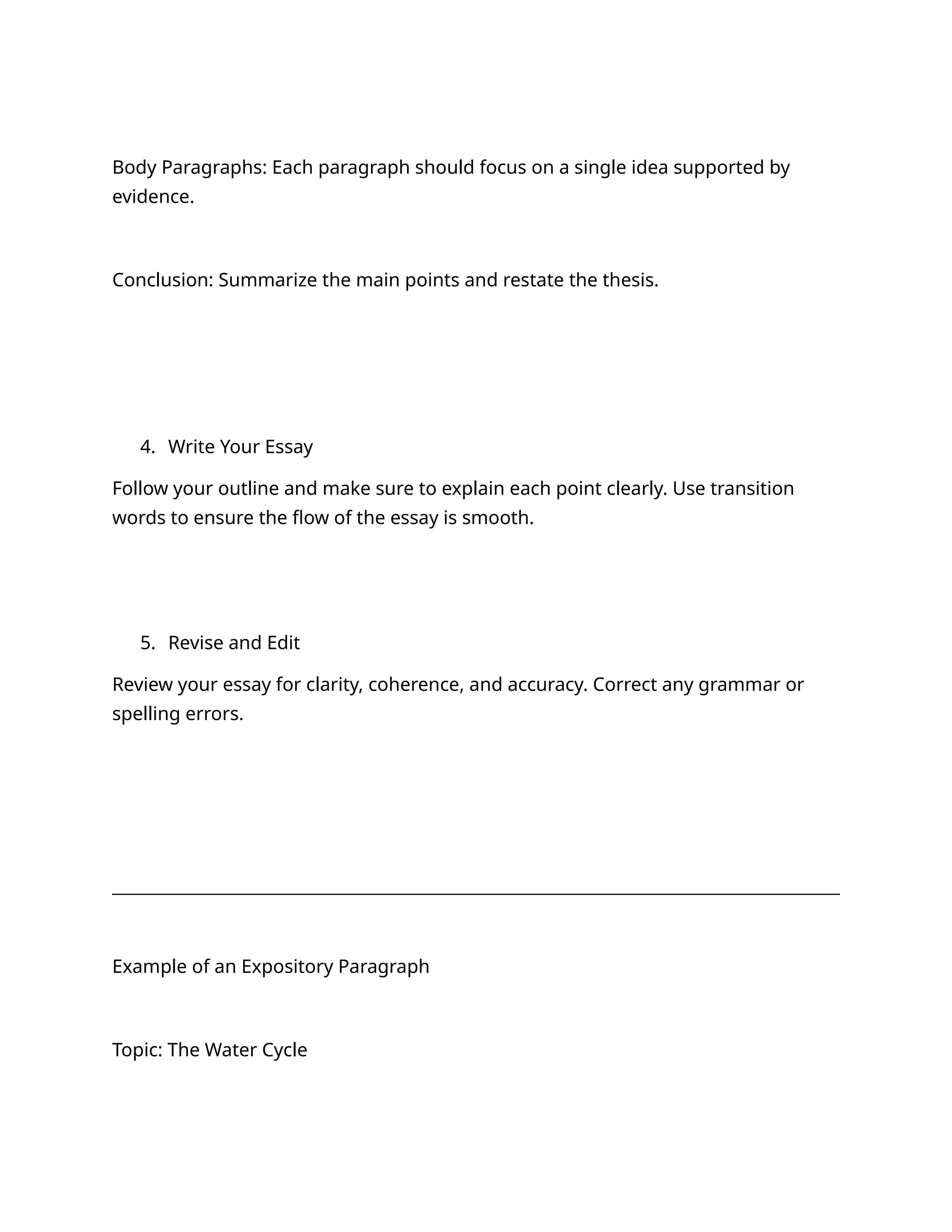 Expository Writing English notes grade 11 | DOCX