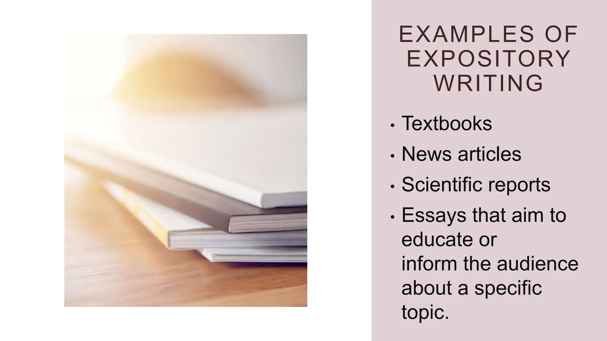 Expository Writing - The Simple Report.pptx