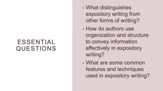 Expository Writing - The Simple Report.pptx