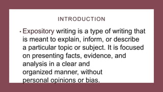 Expository Writing - The Simple Report.pptx