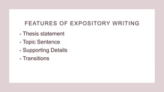 Expository Writing - The Simple Report.pptx
