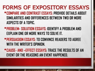 EXPOSITORY WRITING PDF explanation.grpdf | PPT