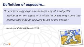 Exposure assessment for occupational epidemiology part 1 | PPTX