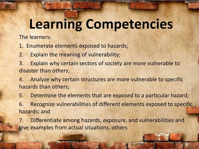 Exposure and vulnerability | PPTX