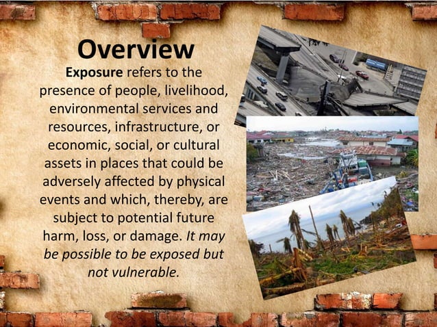 Exposure and vulnerability | PPTX