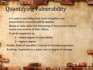 Exposure and Vulnerability (DRRR) | PPTX