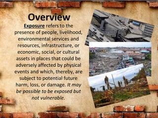 Exposure and Vulnerability (DRRR) | PPTX