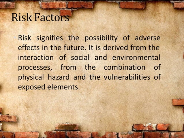 Exposure and Vulnerability (DRRR) | PPTX