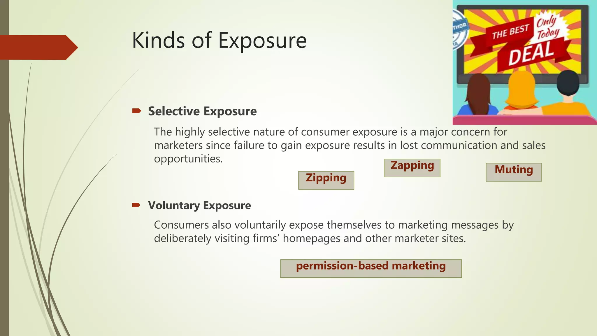 Exposure, Attention and Interpretation -Consumer Behavior | PPTX
