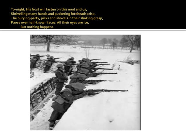 Exposure by wilfred_owen[1] | PPTX | Poetry | Books and Literature