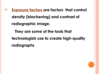 Exposure factors2 | PPT