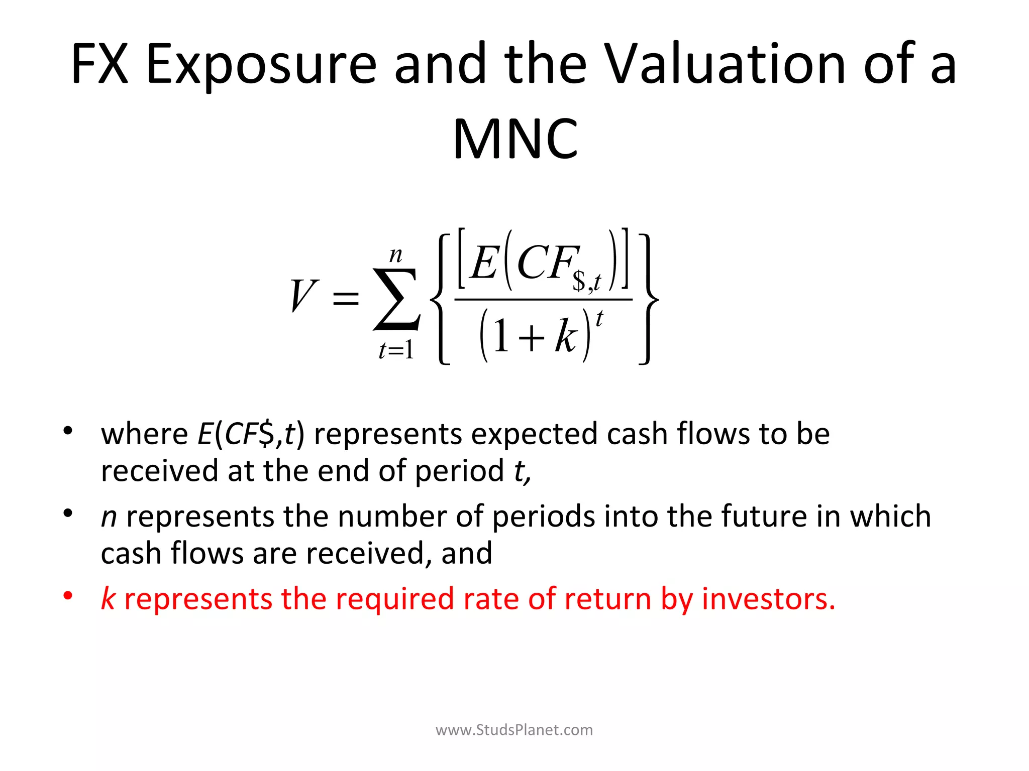 Exposure foreign exchange | PPT