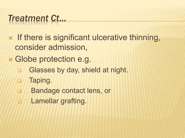 Exposure keratopathy | PPTX | Eye and Vision Conditions | Diseases and ...
