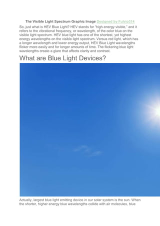 Exposure to Blue Light and Eyes0ight Health. | PDF