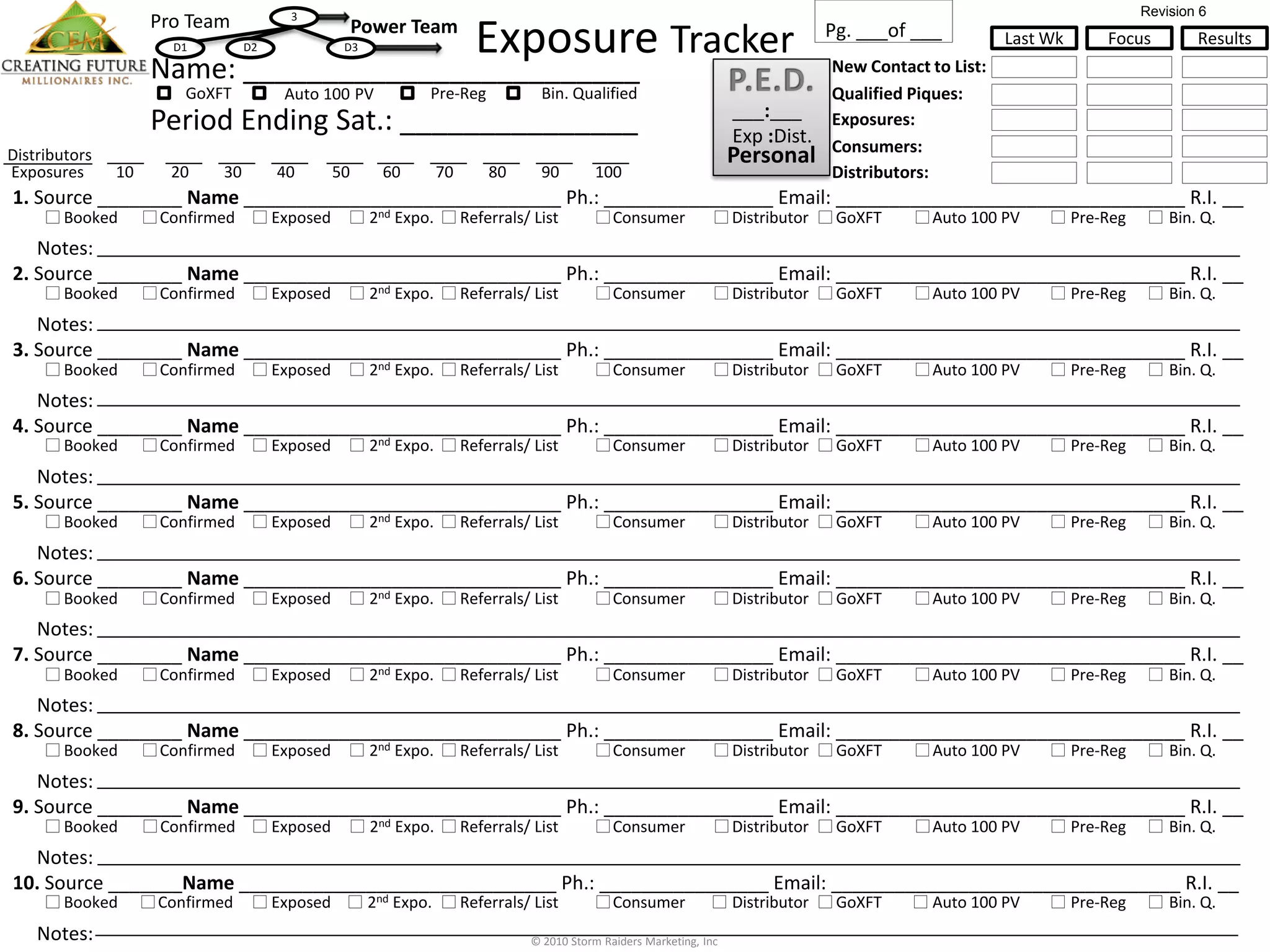 Exposure tracker | PDF