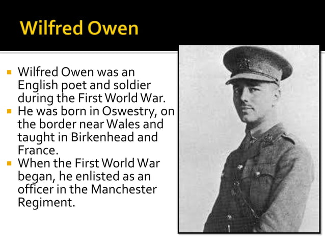 Exposure wilfred owen | PPT