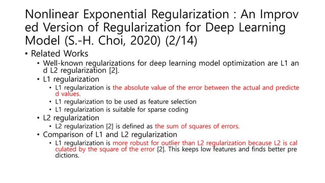 Nonlinear Exponential Regularization : An Improved Version of ...
