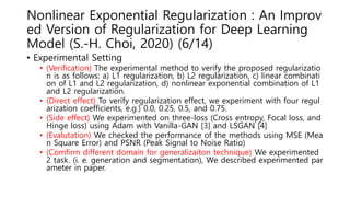 Nonlinear Exponential Regularization : An Improved Version of Regularization for Deep Learning ...