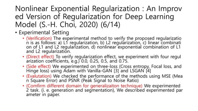 Nonlinear Exponential Regularization : An Improved Version of Regularization for Deep Learning ...