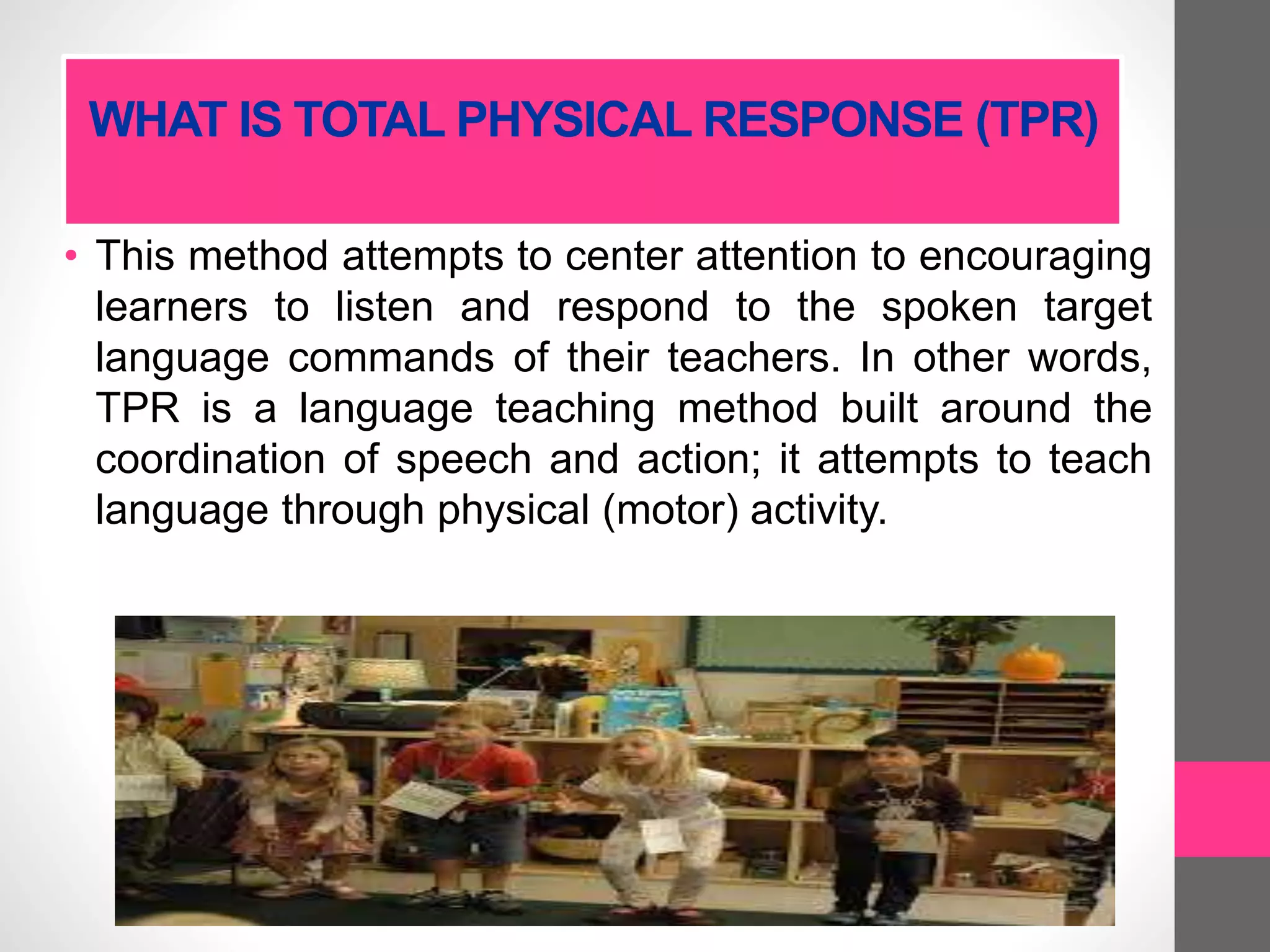 Total physical response | PPT