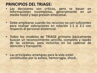 triage prehospitalario | PPTX