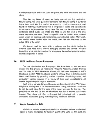 Exposure Trip Report | PDF