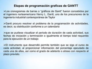 planeacion y programacion de produccion por procesos | PPTX