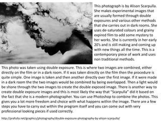 Experimental photographers | PPTX