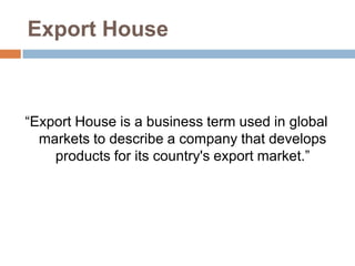 Exp ppt (2) export merchandising | PPTX