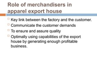 Exp ppt (2) export merchandising | PPTX