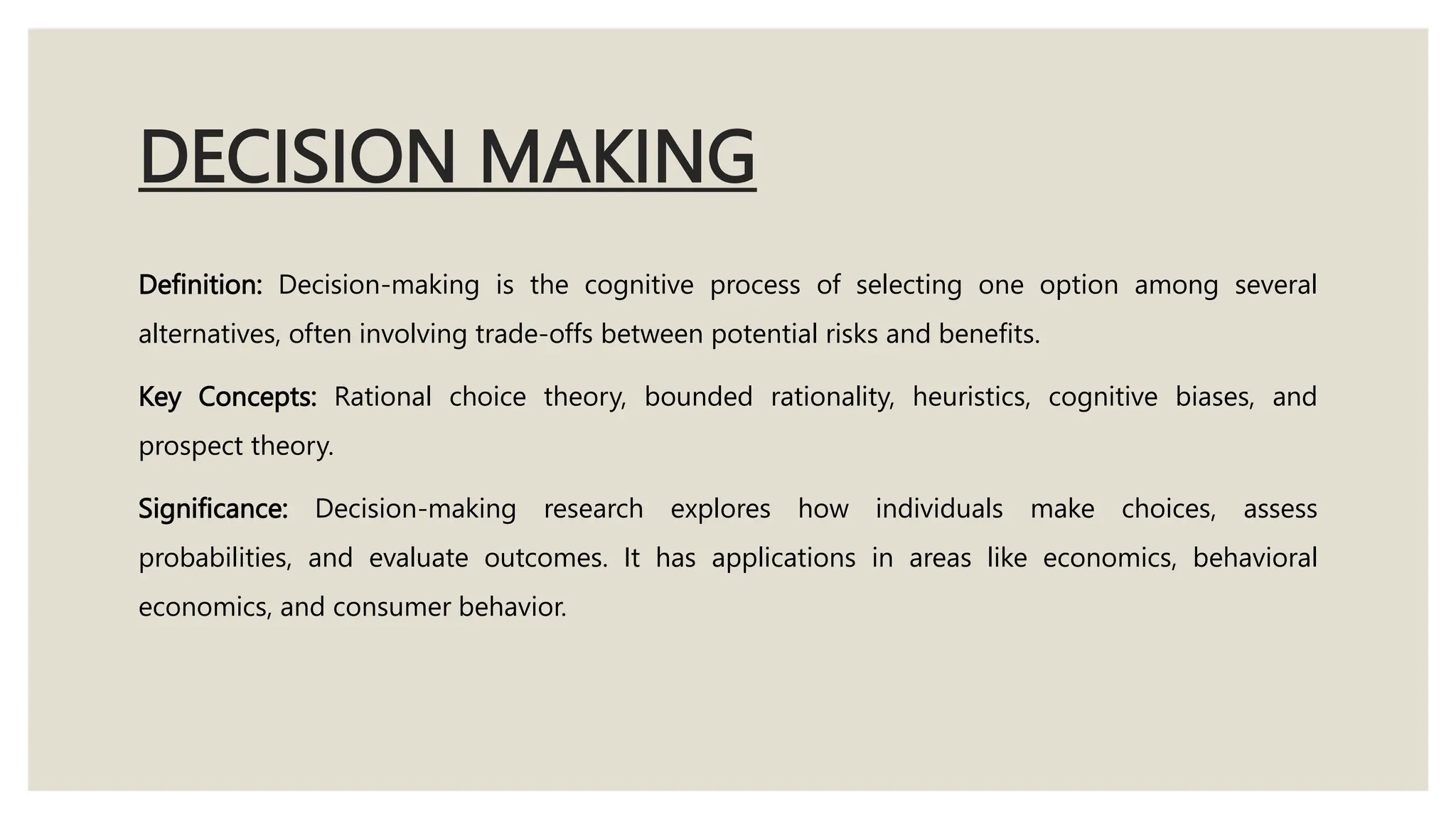 cognitions in problem solving strategies | PPTX