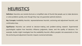 cognitions in problem solving strategies | PPTX