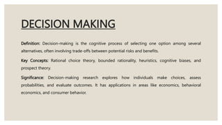 cognitions in problem solving strategies | PPTX