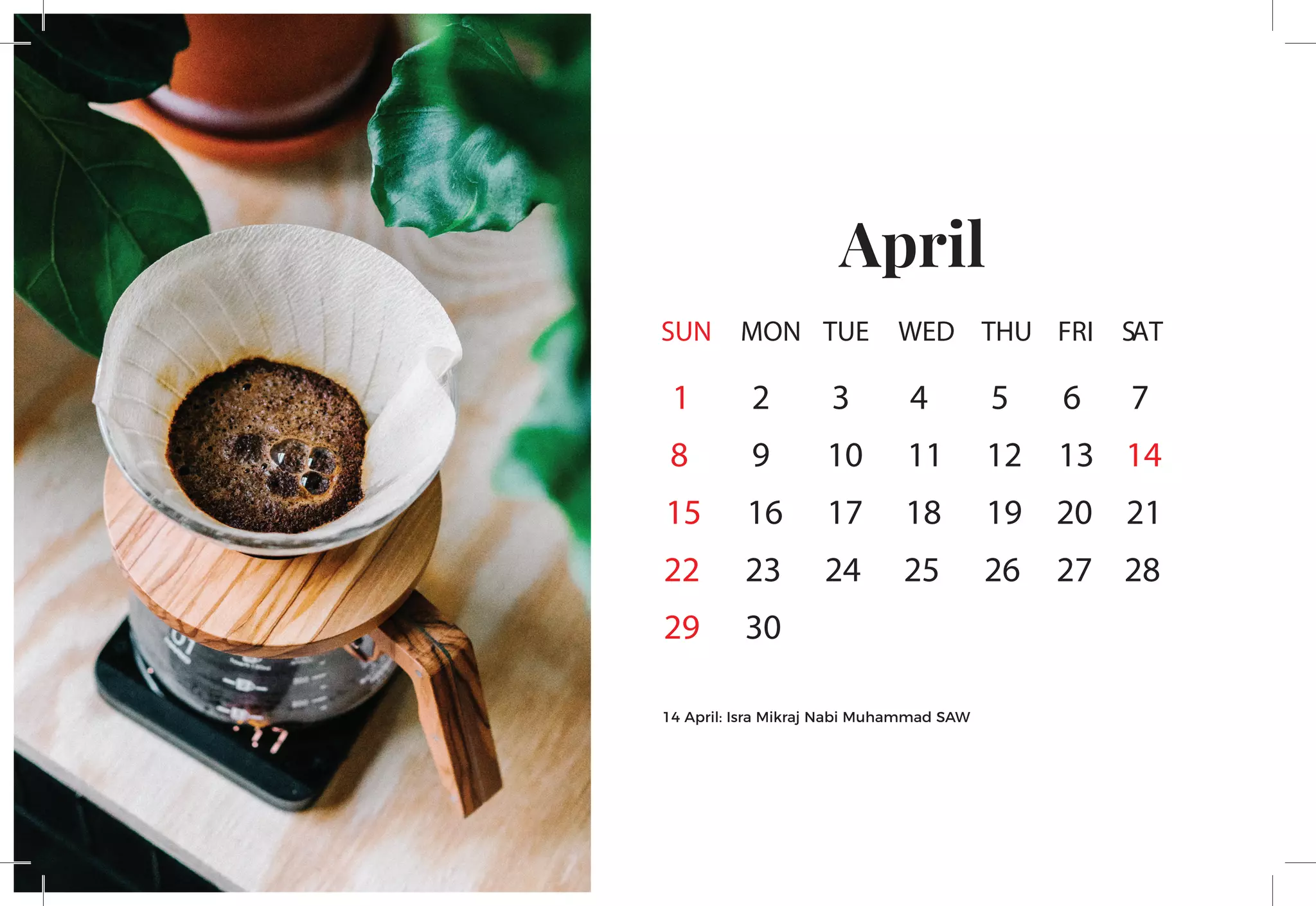 Free Printable - Kalender Meja 3 | PDF