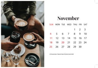 Free Printable - Kalender Meja 3 | PDF