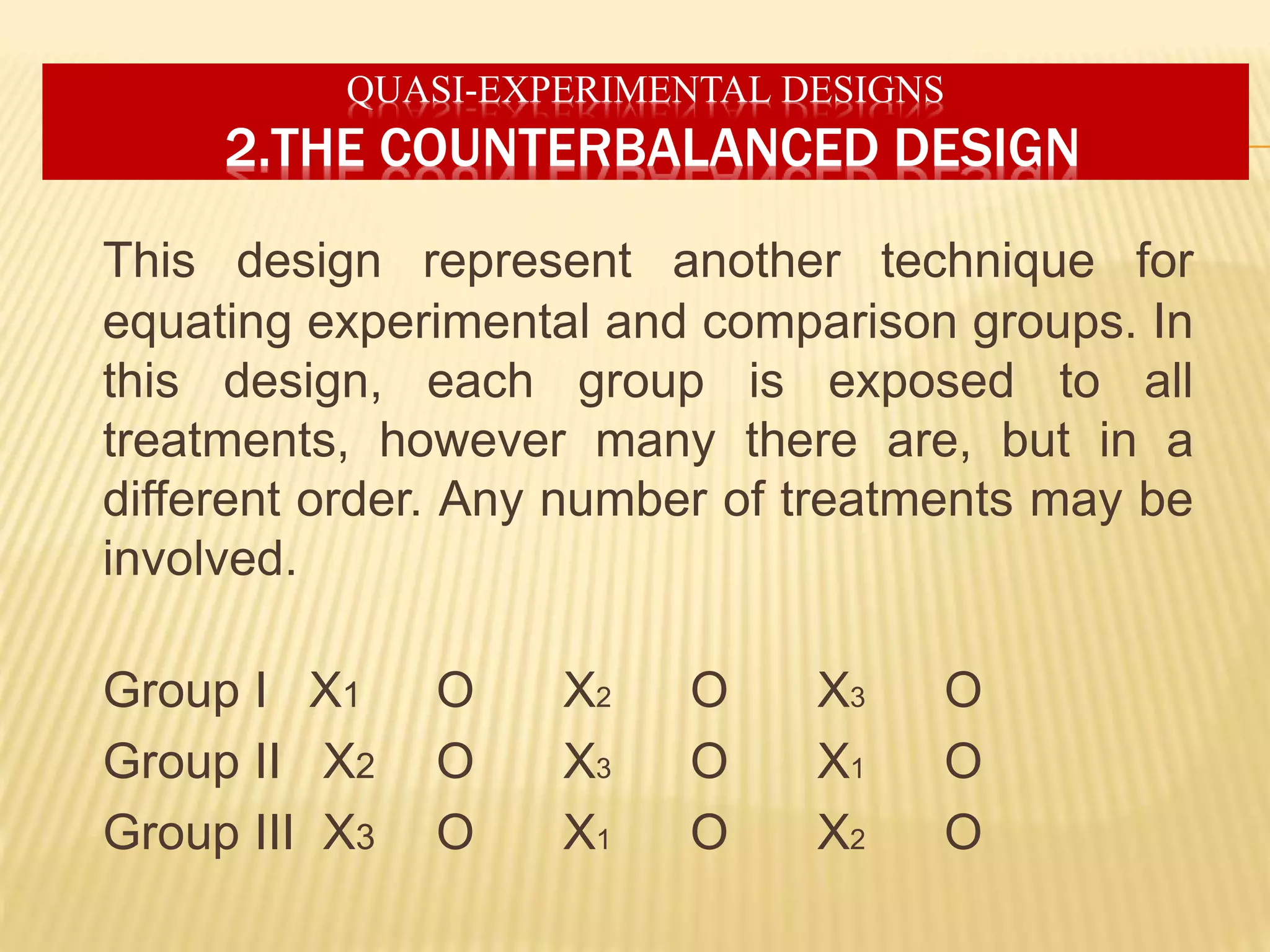 Experimental research designs. ltst.ppt. | PPTX