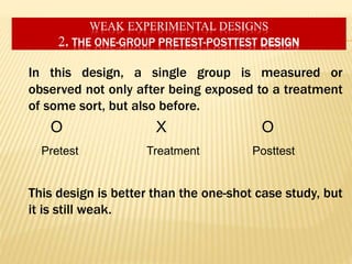 Experimental research designs. ltst.ppt. | PPTX