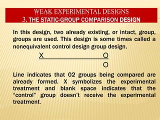 Experimental research designs. ltst.ppt. | PPTX